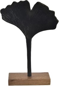 Bytová dekorace GINKGO BILOBA Black 30 cm