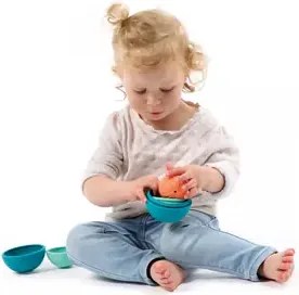 Ludi Míčky silikonové Ball in Ball / od 6 měsíců