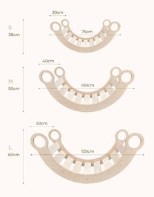 Dřevěná houpačka velikosti L (Dřevěná houpačka velikosti L)