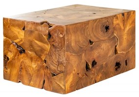 Massive home | Konferenční stolek SQUARE 90 CM masiv teak