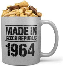 Hrnek Made In (rok: 1964, Náplň hrníčku: Směs slaných oříšků)