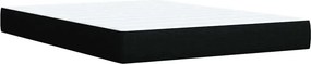 Box spring postel s matrací černá 140 x 190 cm textil 3287453