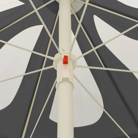 Plážový slunečník antracitový 240 cm 314714