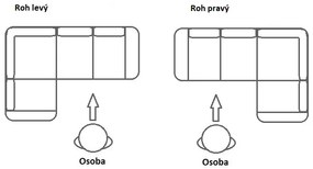 Moderní sedací souprava RORY 1