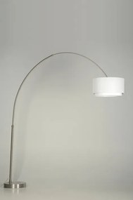 Stojací oblouková lampa Adamo Soffito Bianco