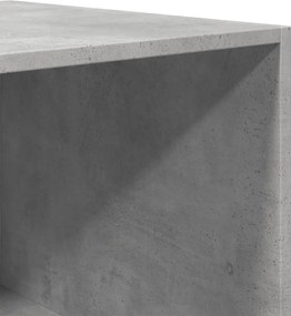 Šatní skříň betonově šedá 80 x 50 x 200 cm kompozitní dřevo 3307723
