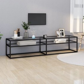 TV stolek průhledný 180 x 40 x 40,5 cm tvrzené sklo 331722
