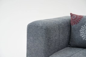 Hanah Home Rohová pohovka BEYZA MINI levá šedá