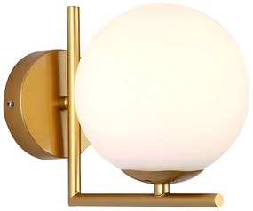 Toolight Toolight, nástěnné svítidlo 1xE27, G102-1W, zlatá lesklá, OSW-09727