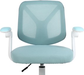 Dětská židle MAUI - síťovina, látka, plast, modrá / bílá