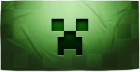 Sablio Ručník Green Blocks - 50x100 cm