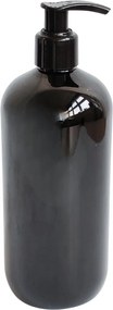 Dávkovač na mýdlo 500 ml černý s černou pumpičkou BELA
