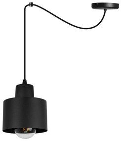 Závěsné svítidlo PANTA SPIDER, 1x černé kovové stínítko