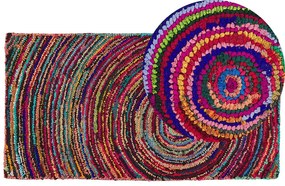 Pestrý bavlněný koberec 80x150 cm MALATYA Beliani
