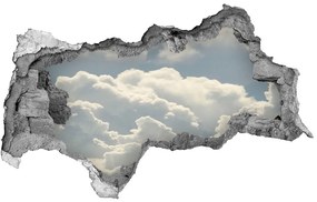 Wallmuralia Díra 3D fototapeta nálepka Oblaka 95x73 cm