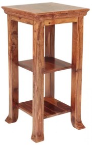 Indický nábytek - Odkládací stolek Kali 40x80x40 z indického masivu palisandr Natural
