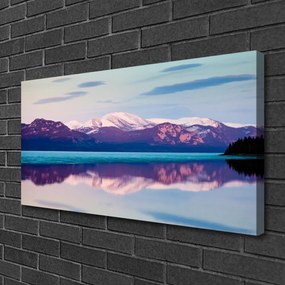 Obraz na plátně Hory Jezero Krajina 100x50 cm
