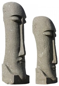 Rapa Nui, tesaná hlava 50 cm