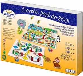 DETOA Hra Člověče pojď do ZOO! 2v1 *SPOLEČENSKÉ HRY* dt14159