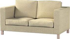 Potah na pohovku IKEA  Karlanda 2-místná, krátký barva béžová látka pletený vzor