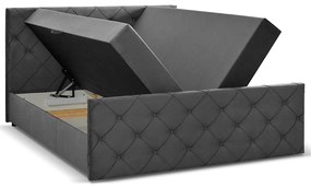 Postel dvoulůžko BOXSPRING HEAVEN + topper v ceně | 160x200 | VÝBĚR TKANIN