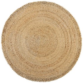 Flair Rugs koberce Kusový koberec Jute Eta Natural kruh - 150x150 (průměr) kruh cm