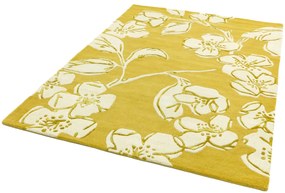 Žlutý  koberec Blondie Devore Yellow Rozměry: 200x300 cm