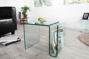 Konferenční stolek Ghost - skleněný 50cm