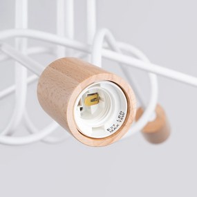 Sollux Lighting Lustr EMBER 5 bílý