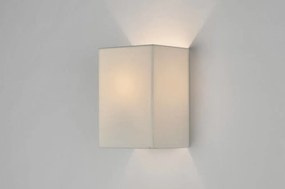 Nástěnné designové bílé svítidlo do ložnice Bruinisse
