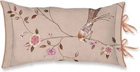 Pip Studio polštář Bamboo Blossom 35x60cm, béžový (Perkálový dekorativní polštář s výplní )