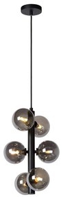 Toolight Toolight, závěsné svítidlo Modern 6xG9 APP1163-6CP, černá matná, OSW-04692