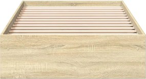 Rám postele se zásuvkami dub sonoma 90x190 cm kompozitní dřevo 3280708