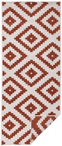 NORTHRUGS - Hanse Home koberce Kusový koberec Twin-Wendeteppiche 103130 terra creme – na ven i na doma - 80x350 cm