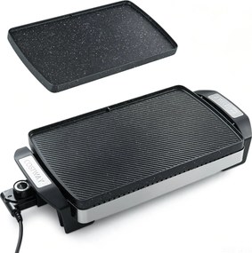Costway 1500 W Elektrický stolní gril s oboustrannou všestrannou grilovací