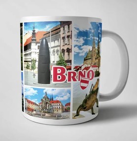 Keramický hrnek Brno pohlednice