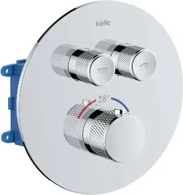 kielle - Termostatická baterie pod omítku, pro 2 spotřebiče, s přísluš