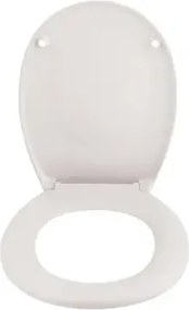 Spirella NEELA WC prkénko matně bílé / duroplast Thermodur / chromovan