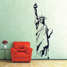 Samolepka na zeď - Socha svobody (34x95 cm) - PopyDesign