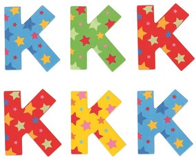 Bigjigs Toys Hvězdičkové písmenko K