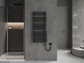 Mexen Akan, elektrické topné těleso 1080x500 mm + topná tyč 900 W, černá, W121-1080-500-2900-70
