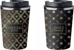 Sada 2 termohrnků Premium Diamond Bitch Prince king 350 ml KT_068