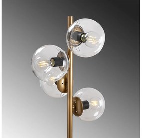 Designová stojanová lampa Qunsia II 130 cm zlatá