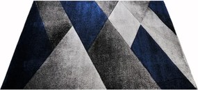 Koberec Diamond New 3D Geometrie granátový