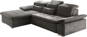 XXXLutz ROHOVÁ SEDAČKA, textil, kompozitní dřevo, tmavě šedá MID.YOU - Sedací soupravy - 002220026706