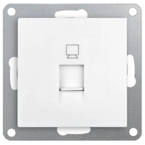 Elhard Datová zásuvka Vera RJ45, matná, bílá VZ2121W
