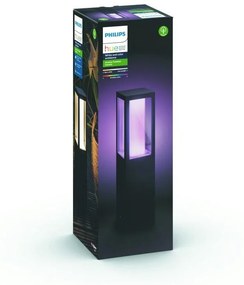 PH 17431/30/P7 Hue LED White and Color Ambiance Venkovní sloupkové svítidlo Philips Impress 17431/30/P7 černé 40cm 2200K-6500K RGB - PHILIPS HUE (915005731001)