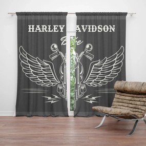 Sablio Závěs Harley-Davidson S křídly: 2ks 140x250cm