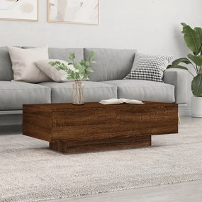 vidaXL Konferenční stolek 100 x 49,5 x 31 cm kompozitní dřevo [833895] Barva: hnědý dub