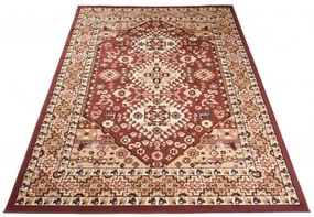 Klasický kusový koberec EUFRAT L207A hnědý Rozměr: 120x170 cm